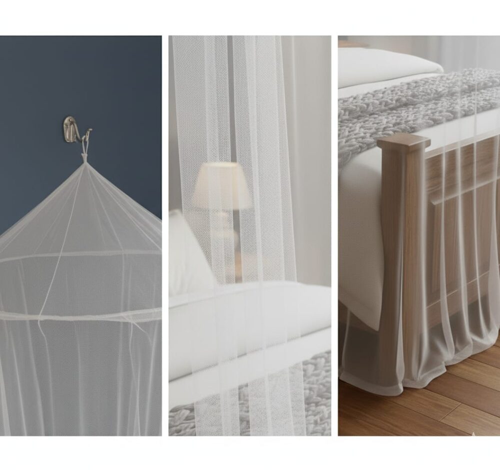 Mosquitero 2 Plazas Cuadrado En Blanco | Popular Y Elegante - ALMACEN TOTAL